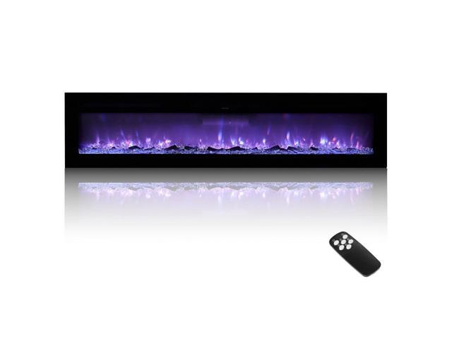 Click here for VEVOR 60 inch Electric Fireplace Wall Mounted Rece... prices