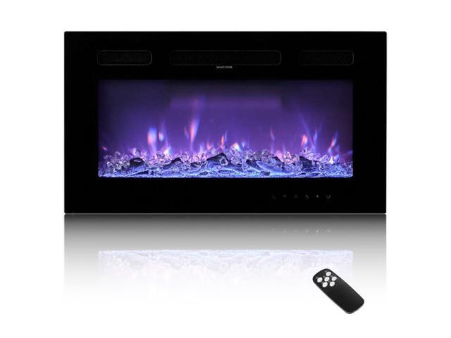 Click here for VEVOR 50 inch Electric Fireplace Wall Mounted Rece... prices