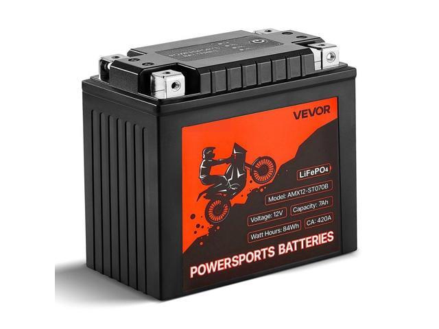 Click here for VEVOR Motorcycle Battery 12V 7Ah YT14AH-BS High Pe... prices
