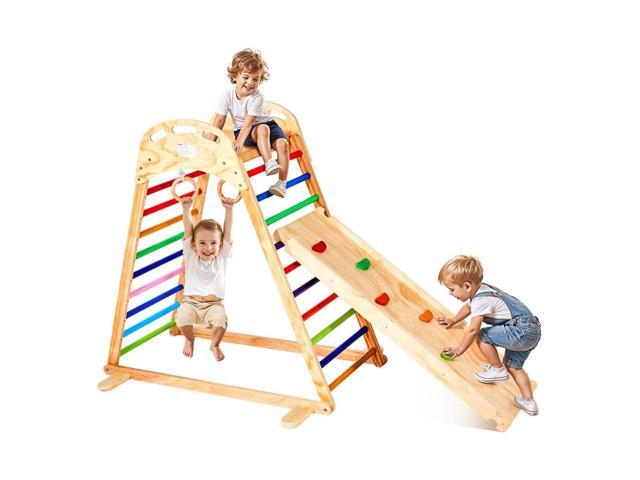 Click here for VEVOR Indoor Playground Jungle Gym 4-in-1 Wooden I... prices