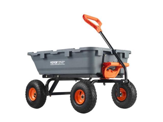 Click here for VEVOR Dump Cart  Poly Garden Dump Cart with Easy t... prices