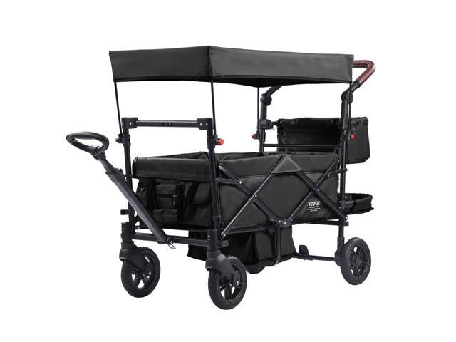 Click here for VEVOR Wagon Stroller for 2 Kids  Push Pull Quad Co... prices