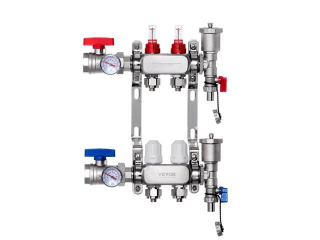 Click here for VEVOR 2-Branch Radiant Heat Manifold 1/2 PEX Tubin... prices