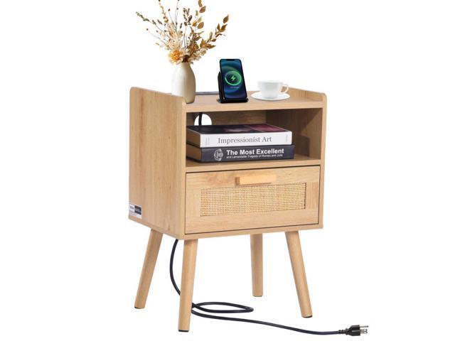 Click here for VEVOR Rattan Nightstand - Stylish Boho Bedside Tab... prices