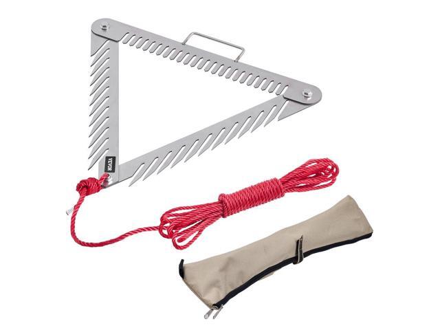 Click here for 24 Pond Aquatic Weed Rake with Handle 3-Sided Fold... prices