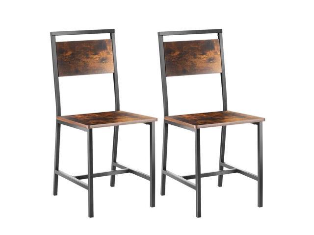 Click here for Set of 2 Wooden Dining Chairs Farmhouse Kitchen Ch... prices