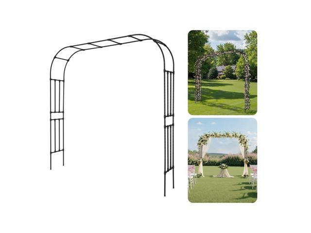 Click here for Metal Garden Arch 94.5x98.5x15.8 in Trellis Arbor... prices