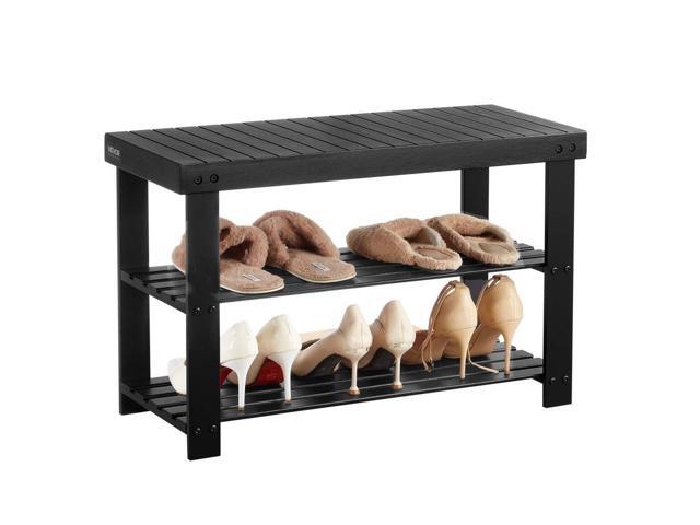 Click here for 3 Tier Shoe Rack Bench 27.6 x 11.3 x 17.8 Inch Woo... prices