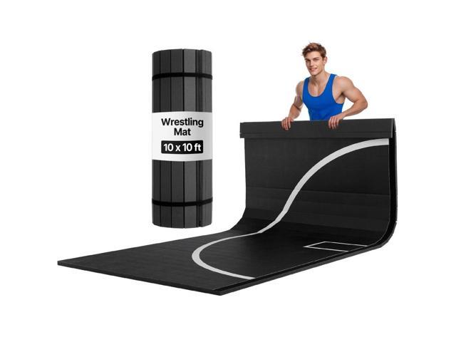 Click here for Wrestling Mat Roll-Up Martial Arts Mat 10x10 ft Gy... prices