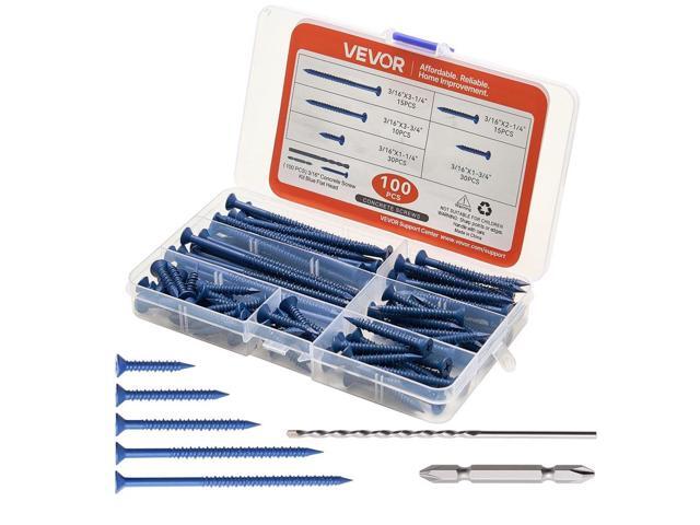 Click here for VEVOR Concrete Screws Masonry Screws 3/16 inch 100... prices