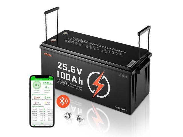 Click here for VEVOR 24V 100Ah LiFePO4 Lithium Battery Bluetooth... prices