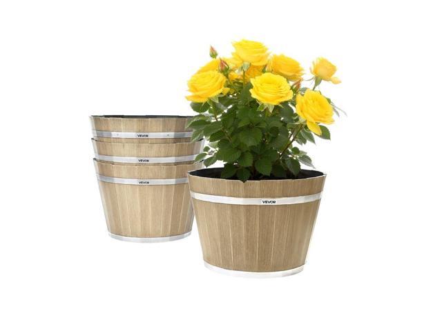 Click here for Resin Whiskey Barrel Planter Garden Flower Plant P... prices