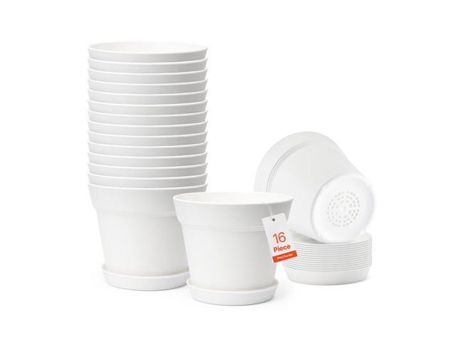 Click here for VEVOR 16 Packs 6 in Durable Plastic Planter Pots w... prices