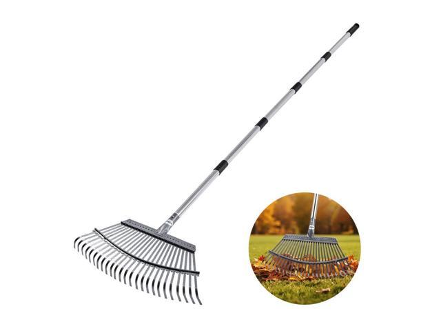 Click here for VEVOR Leaf Rake Steel Garden Rake 25-Tine 36.4-72.... prices