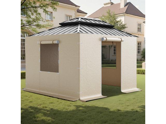 Click here for VEVOR 4-Panel Winter Gazebo Cover Sidewalls Fits 1... prices