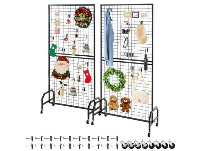 Click here for VEVOR 2 Packs Grid Wall Panel 2.9 x 5.9 ft Wire Di... prices