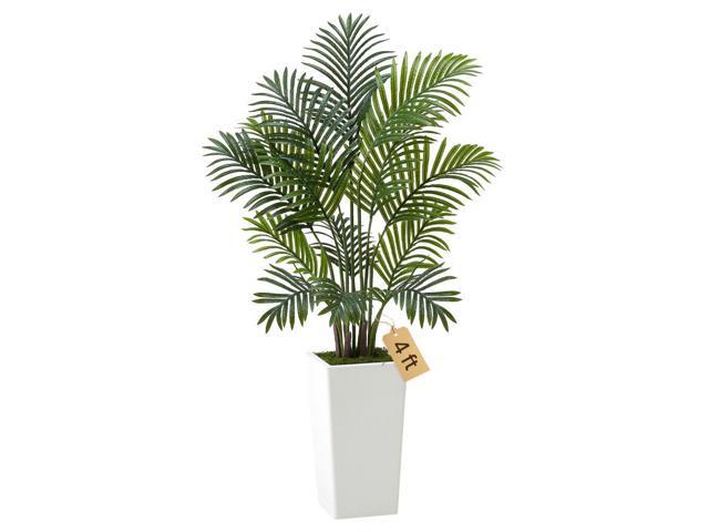 Click here for 4ft 2Pack Artificial Areca Palm Trees with White P... prices