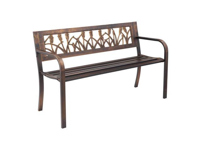 Click here for VEVOR Outdoor Bench Patio Bench 50 in Metal Frame... prices