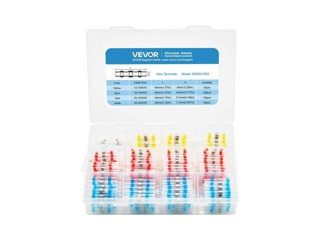 Click here for VEVOR 330PCS Heat Shrink Butt Connectors Waterproo... prices