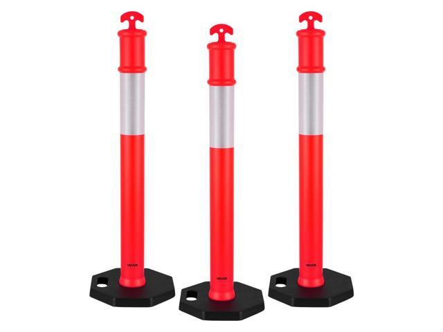Click here for VEVOR 3 Packs Traffic Delineator Posts 48 in Traff... prices