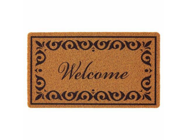 Click here for VEVOR Door Mat Faux Coir Welcome Doormat for Outdo... prices