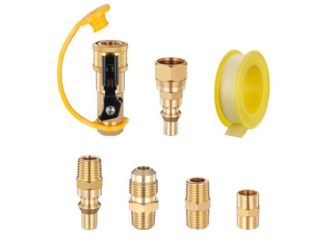 Click here for VEVOR 7 Pcs RV Propane Quick Connect Fitting 1/4-I... prices