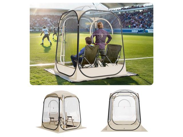 Click here for VEVOR Pop up Sports Tent 50x50 in Outdoor Clear Bu... prices