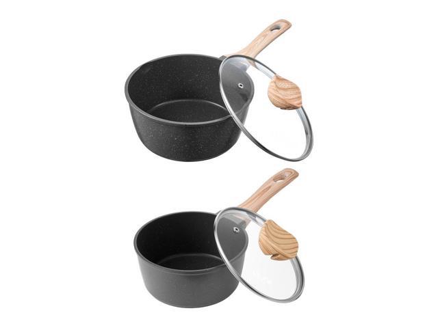 Click here for VEVOR 1.5 QT & 2.5 QT Nonstick Saucepan Set with G... prices