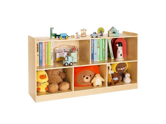 Click here for Toy Storage Organizer 2-Tier Cabinet 5 Section Cub... prices