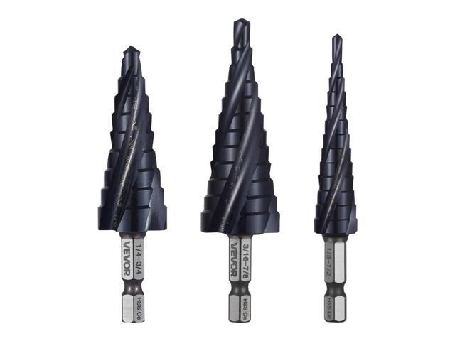 Click here for VEVOR Step Drill Bit Set Step Drill Bits 1/8 - 7/8... prices