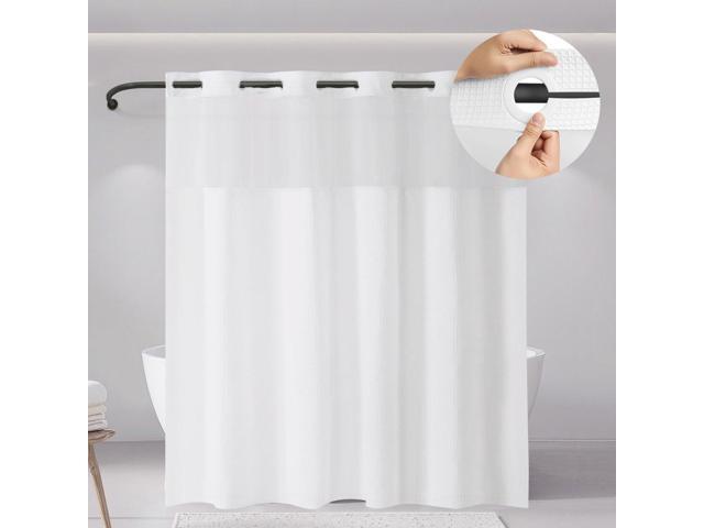 Click here for VEVOR No Hook Shower Curtain with Snap-in Liner 74... prices