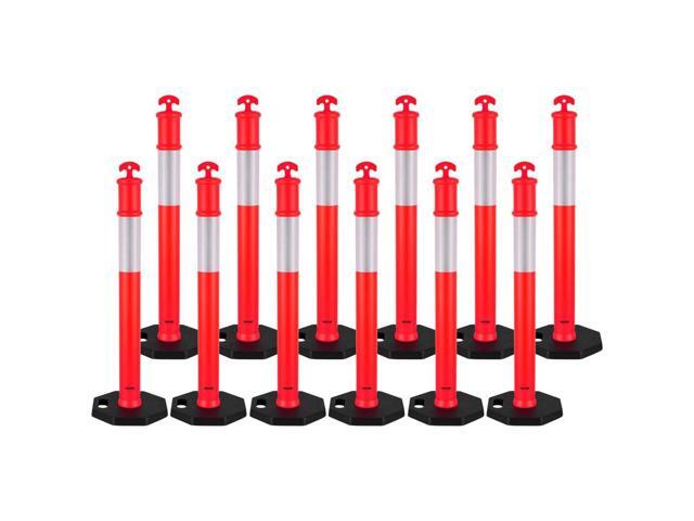 Click here for VEVOR 12 Packs Traffic Delineator Posts 48 in Traf... prices