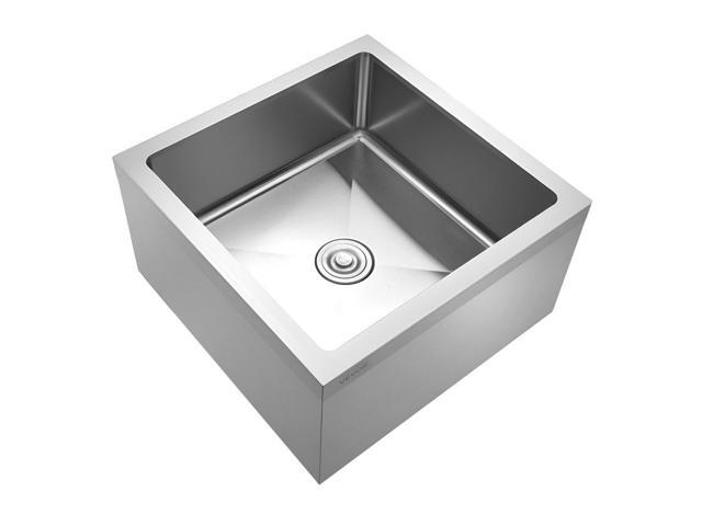 Click here for VEVOR Stainless Steel Floor Mop Sink 24 x 24 x 13... prices