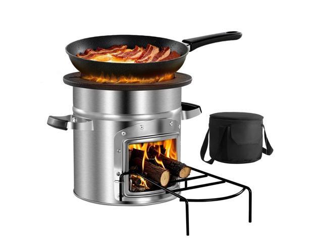 Click here for VEVOR Camping Rocket Stove Wood Burning Portable R... prices