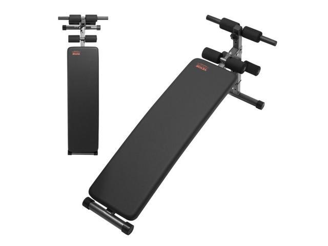 Click here for VEVOR Sit Up Bench Folding Curved Ab Bench 5 Adjus... prices