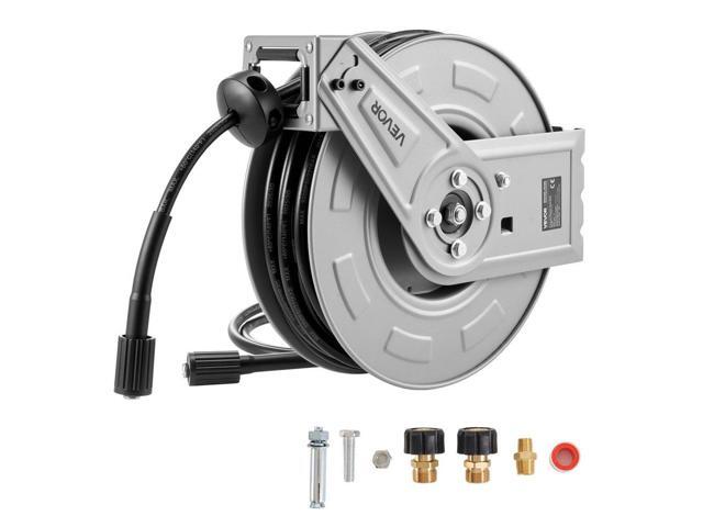 Click here for VEVOR Pressure Washer Hose Reel 65ft x 1/4in Retra... prices
