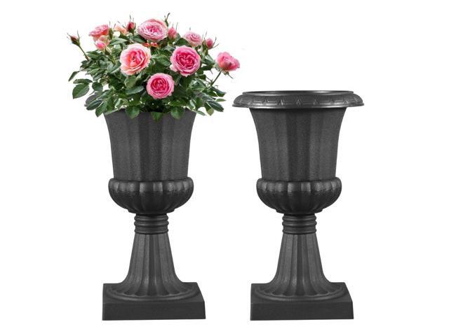 Click here for VEVOR Plastic Urn Planters 9.8 x 16.5 Inch Black F... prices