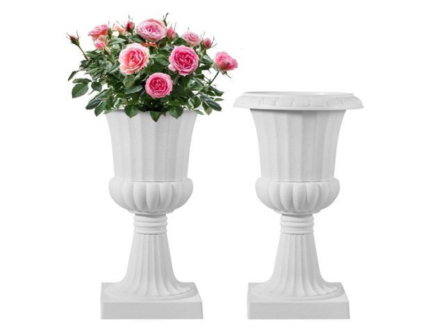 Click here for VEVOR Plastic Urn Planters 9.8 x 16.5 Inch White F... prices