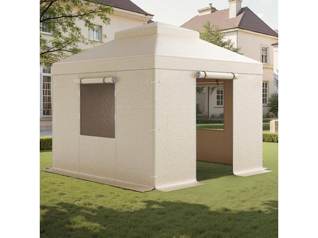Click here for VEVOR Winter Gazebo Cover Fits 10 x 10 ft Double R... prices