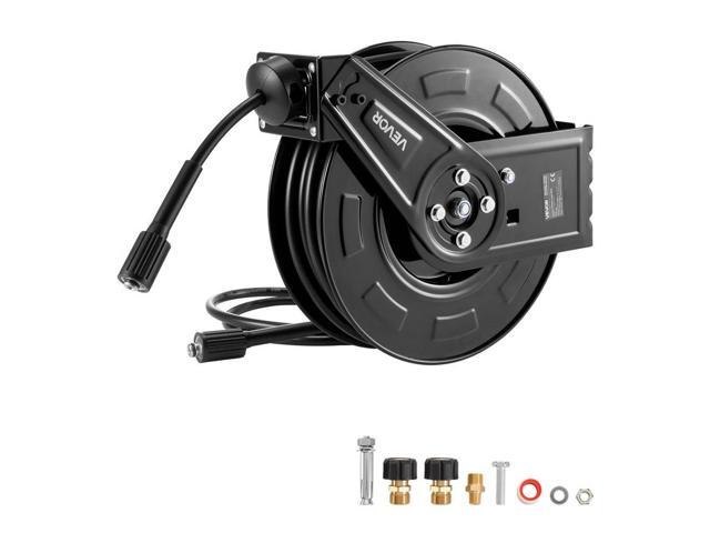 Click here for VEVOR Pressure Washer Hose Reel 60ft x 1/4in Retra... prices