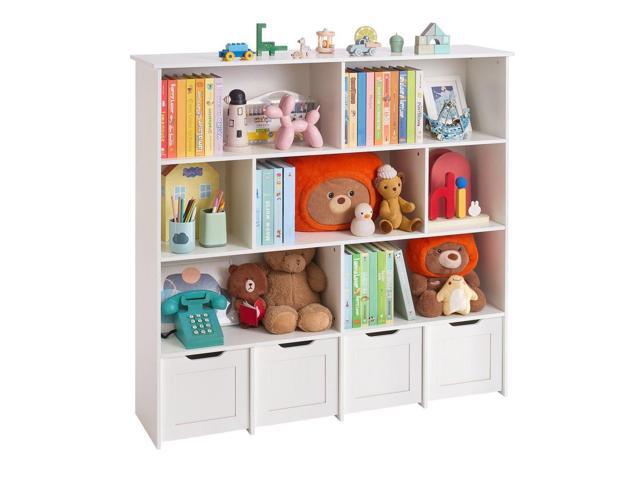Click here for Toy Storage Organizer 3-Tier Wooden Cabinet 11 Sec... prices