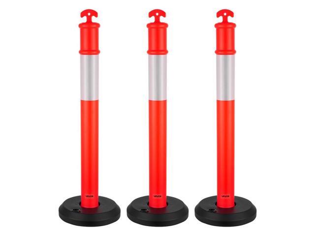 Click here for VEVOR 3 Packs Traffic Delineator Posts 48 in Traff... prices