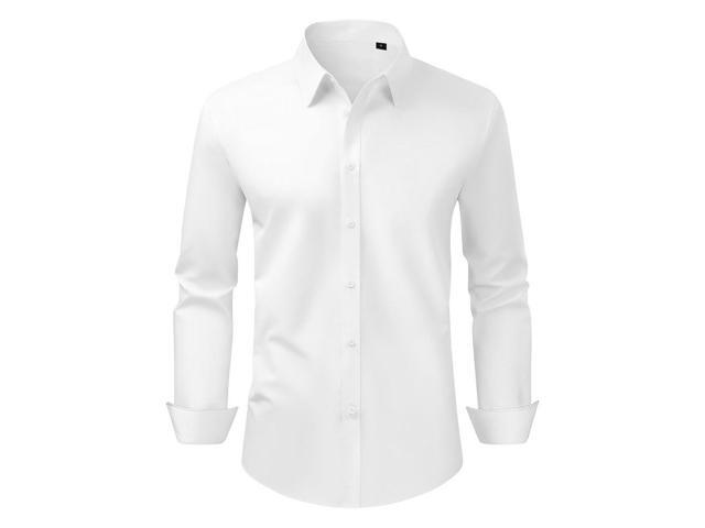 Click here for VEVOR Mens Button Up Shirt Long Sleeve Wrinkle-fre... prices