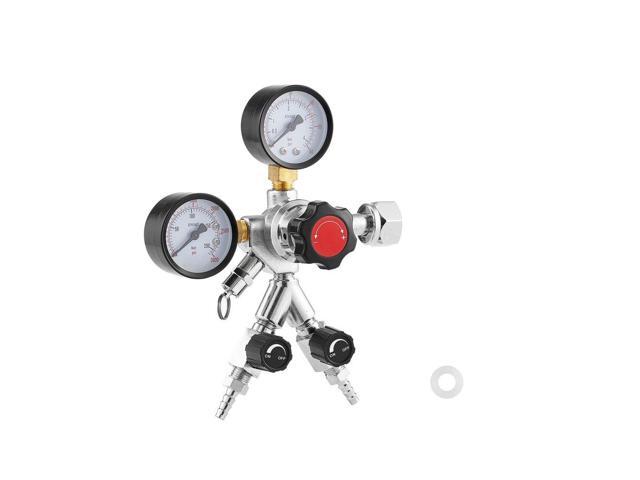 Click here for VEVOR Dual Gauge Gas Tank CO2 Regulator for Draft... prices