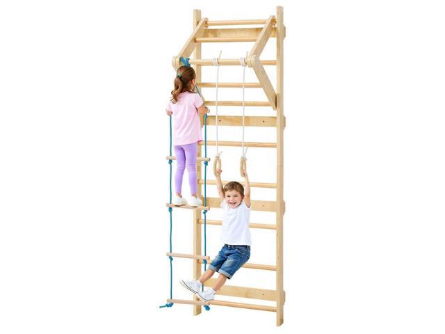 Click here for VEVOR Swedish Ladder Wall Gym 4-in-1 8-Level 220LB... prices
