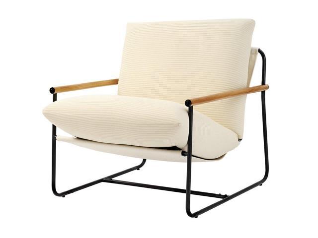 Click here for VEVOR Accent Chair Modern Sling Chair Metal Frame... prices