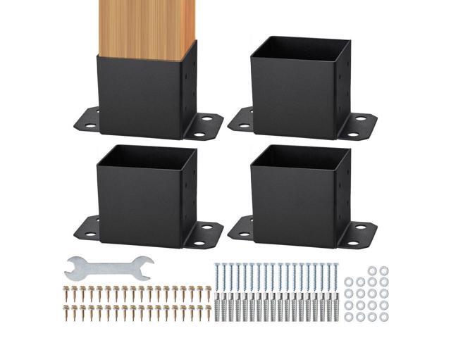 Click here for VEVOR 6x6 Post Base 4 Pcs  Inner Size 5.6x5.6 Post... prices