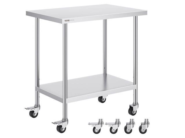 Click here for VEVOR Stainless Steel Work Table 24 x 36 x 38 Inch... prices