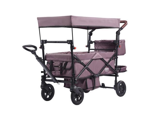Click here for VEVOR Wagon Stroller for 2 Kids  Push Pull Quad Co... prices