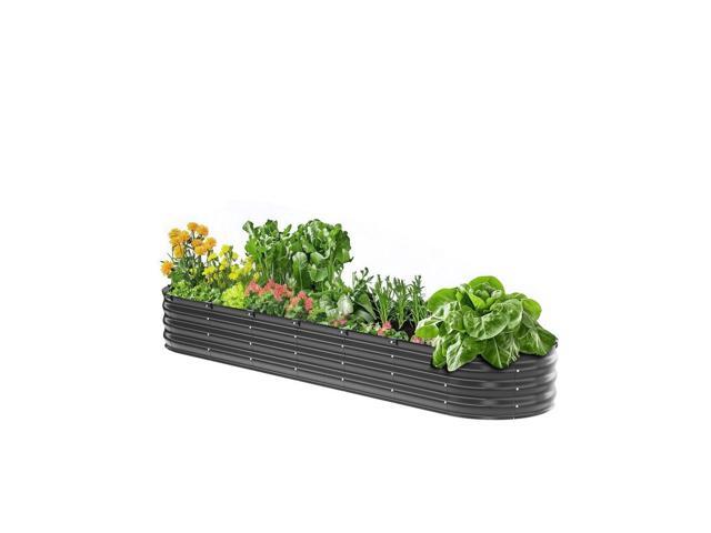 Click here for Metal Raised Garden Bed 8x2x1 ft Outdoor Galvanize... prices